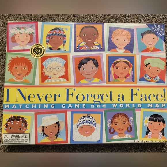 Eeboo | Toys | I Never Forget A Face Matching Memory Kids Game Best ...